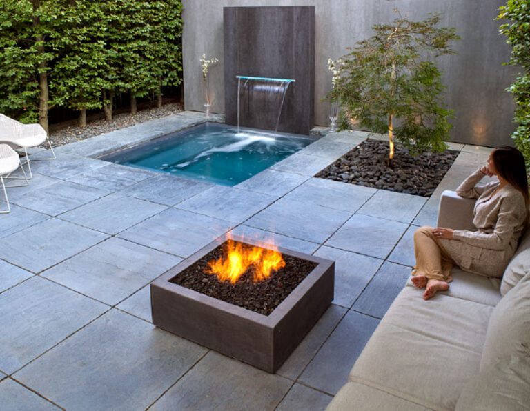Techo-Bloc Aberdeen Water Feature, Fire Pit, Patio, Pavers - Astro ...