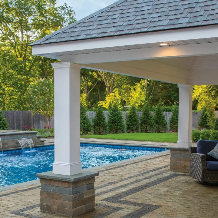How & Why to Use Stone Columns in Landscaping - Astro Masonry, Long ...