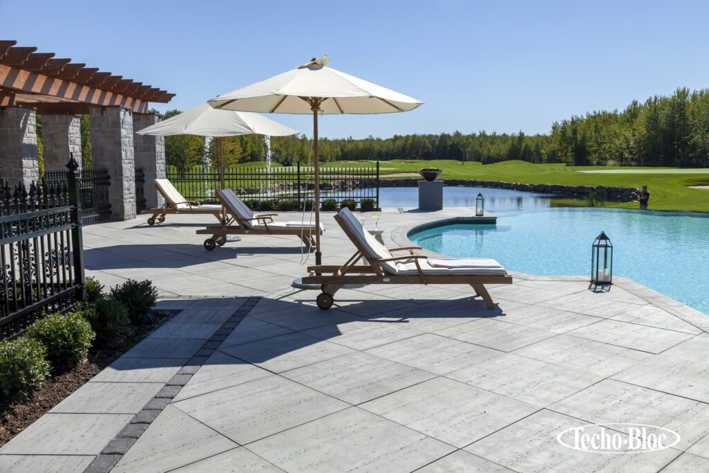 Techo-Bloc Patio, Pool, Wall & Pillar - Astro Masonry, Long Island, NY