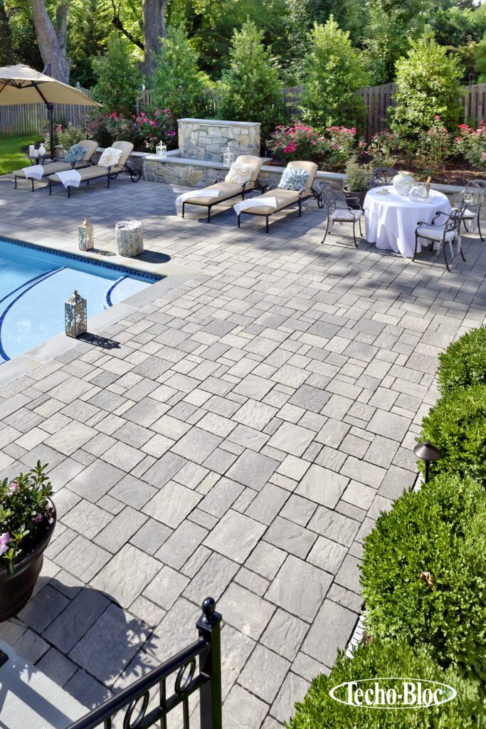 Techo-Bloc Patio, Pool, Wall & Pillar, Water Feature - Astro Masonry ...