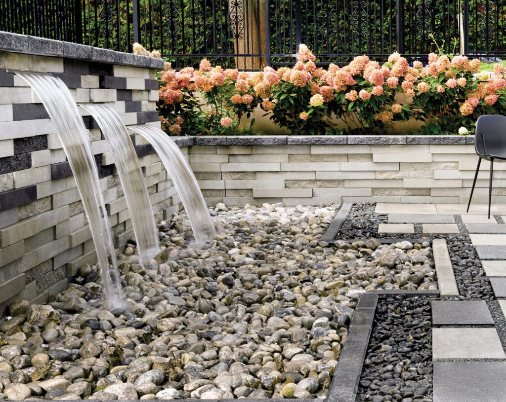 Techo-Bloc Raffinato, Graphix, Industria Water Feature - Astro Masonry ...