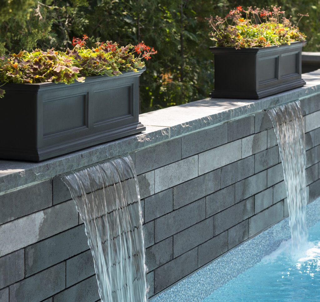 Unilock Lineo Water Feature - Astro Masonry, Long Island, NY